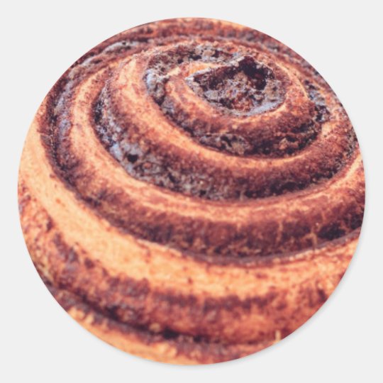 Cinnamon roll sticker | Zazzle.com