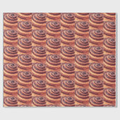 Cinnamon roll wrapping paper | Zazzle