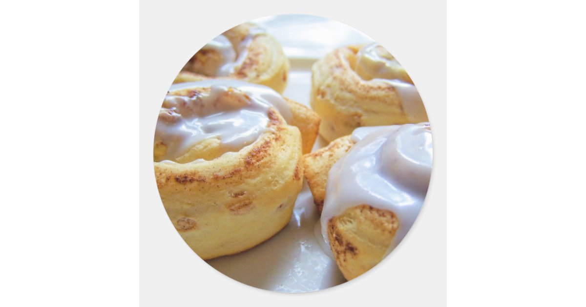 cinnamon rolls stickers | Zazzle