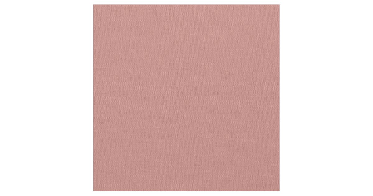 Cinnamon Rose Solid Color Fabric | Zazzle