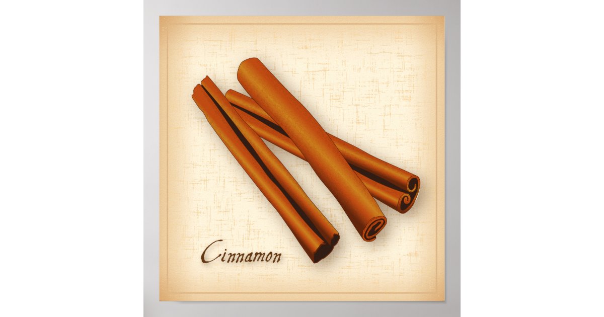 Cinnamon Spice Poster | Zazzle