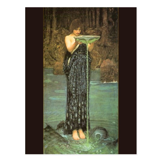 Circe Invidiosa - 1892 by John William Waterhouse Postcard | Zazzle.com