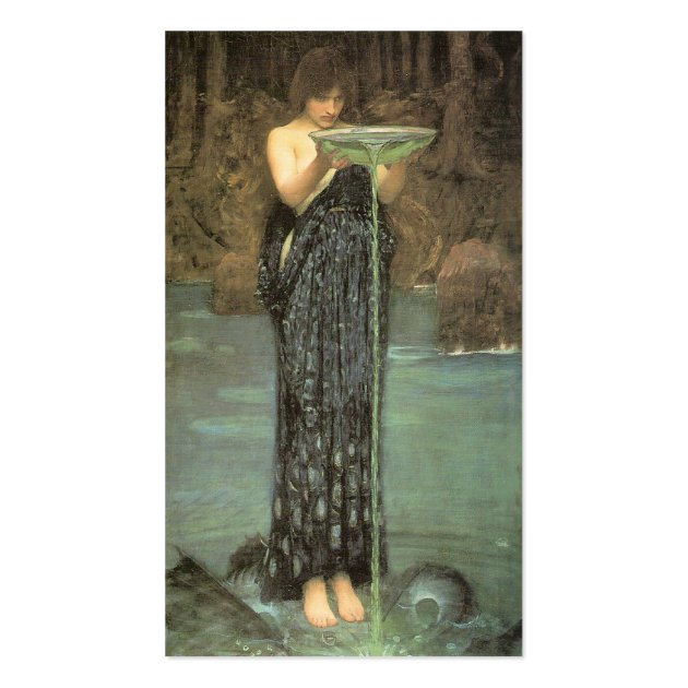 Circe Invidiosa - John William Waterhouse Business Cards