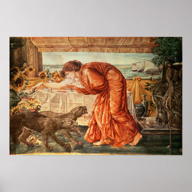Circe Pouring Poison into a Vase Poster | Zazzle