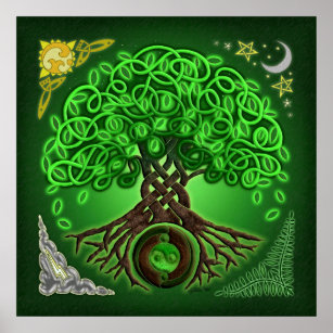 Celtic Knot Tree Of Life Art