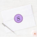 Circle Initial Sticker | Zazzle