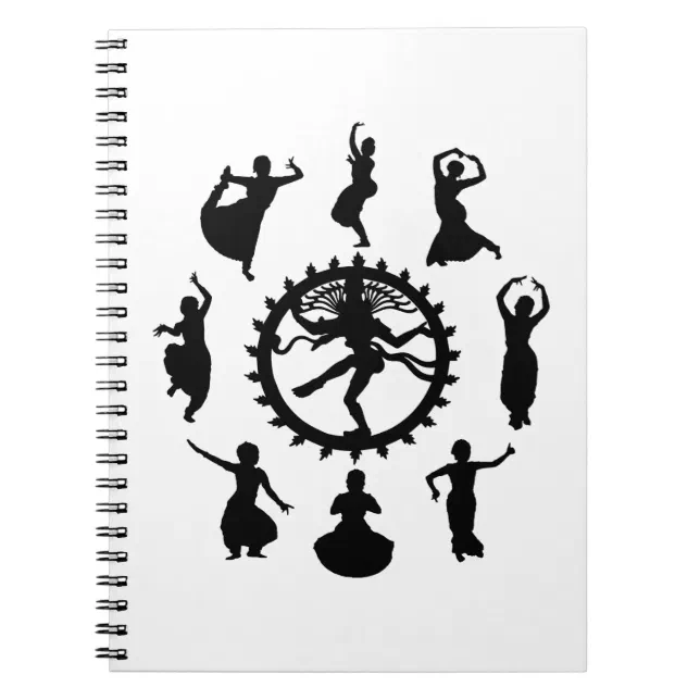 Circle of Indian Dance Notebook | Zazzle