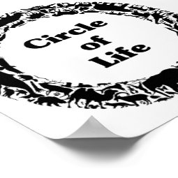 Circle of life poster | Zazzle