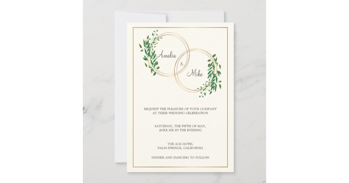 Circle of Love | Wedding Invitation | Zazzle