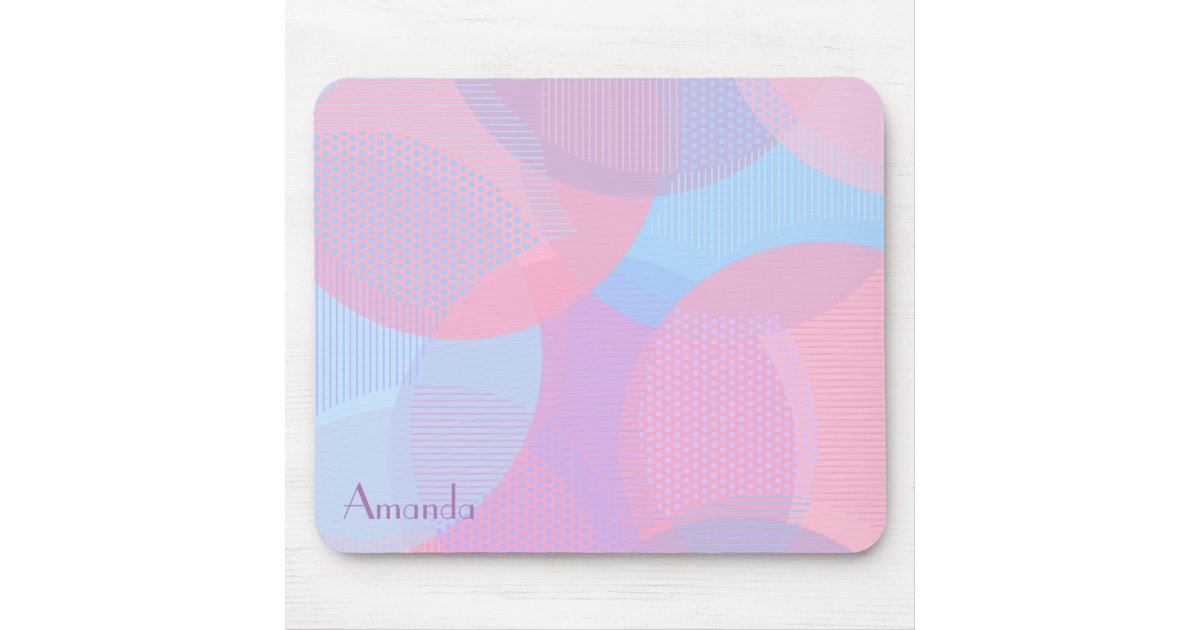 Circle Pattern Mouse Pad | Zazzle