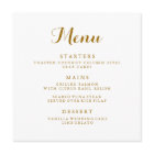 Circle Wedding Menu | Zazzle