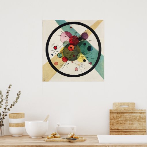 Circles in a Circle Poster | Zazzle