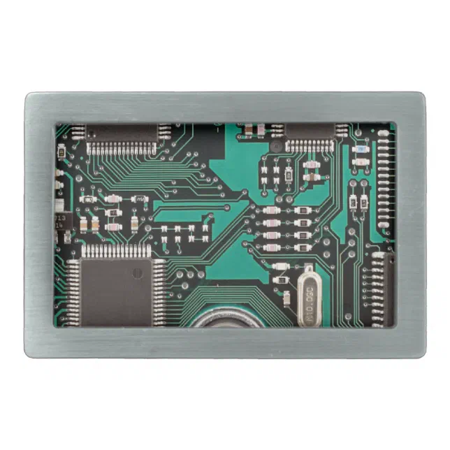 Circuit board belt buckle | Zazzle