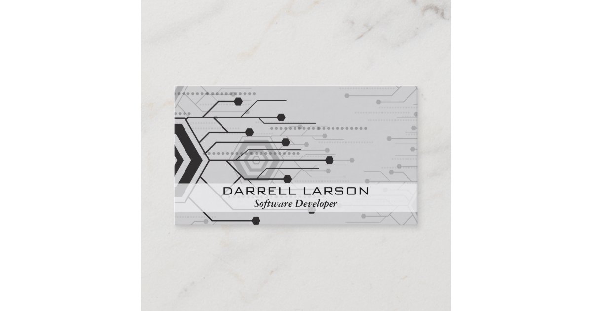 Circuit Board Business Card | Zazzle
