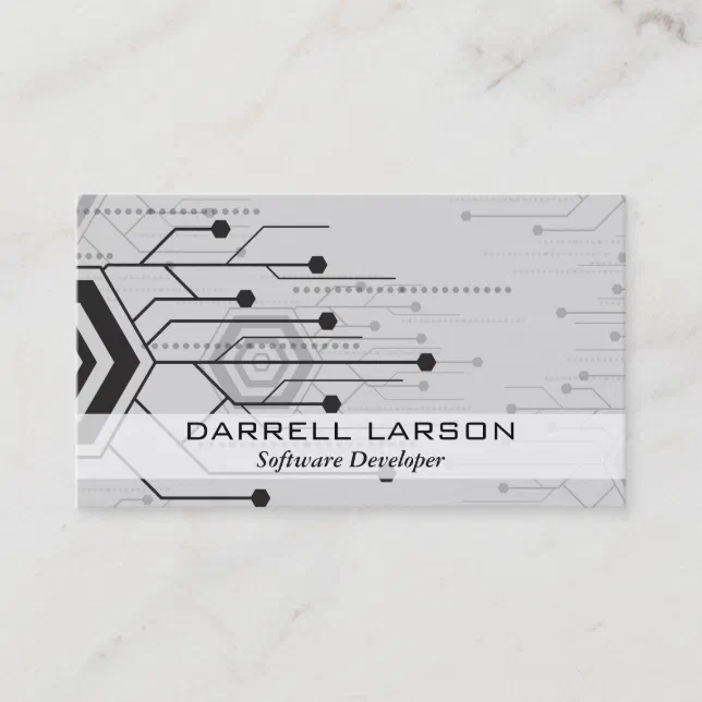 Circuit Board Business Card | Zazzle