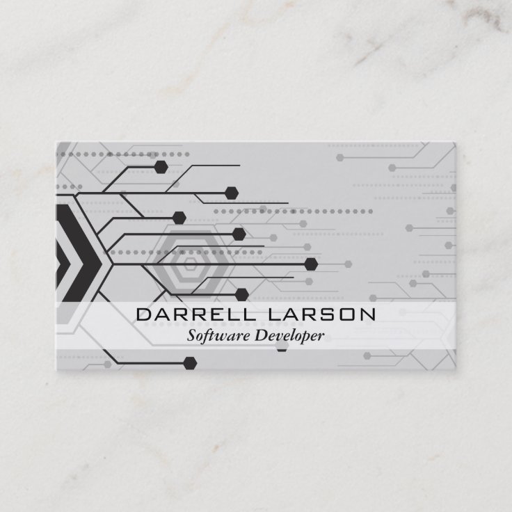Circuit Board Business Card | Zazzle