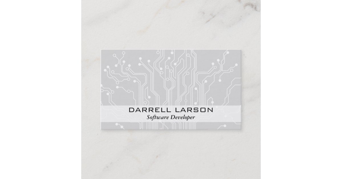 Circuit Board Business Card | Zazzle
