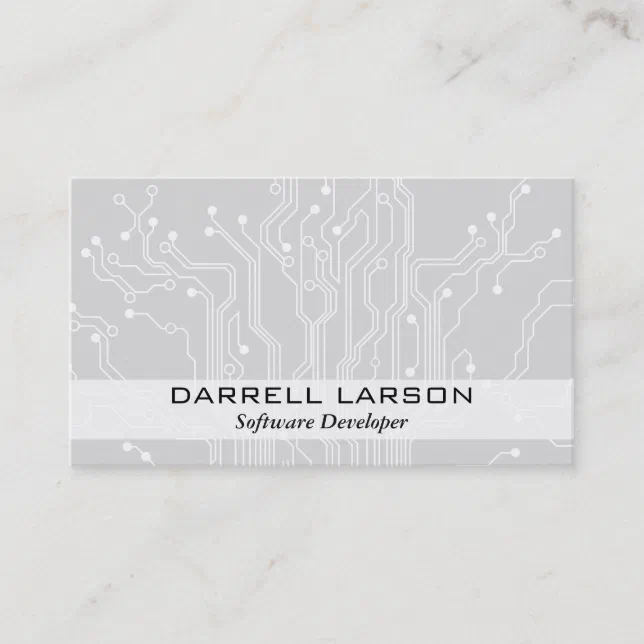Circuit Board Business Card | Zazzle