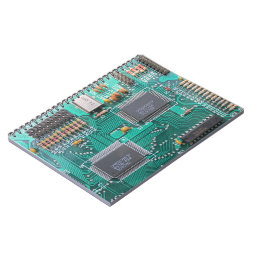 Circuit board, computer motherboard note pad notebook | Zazzle