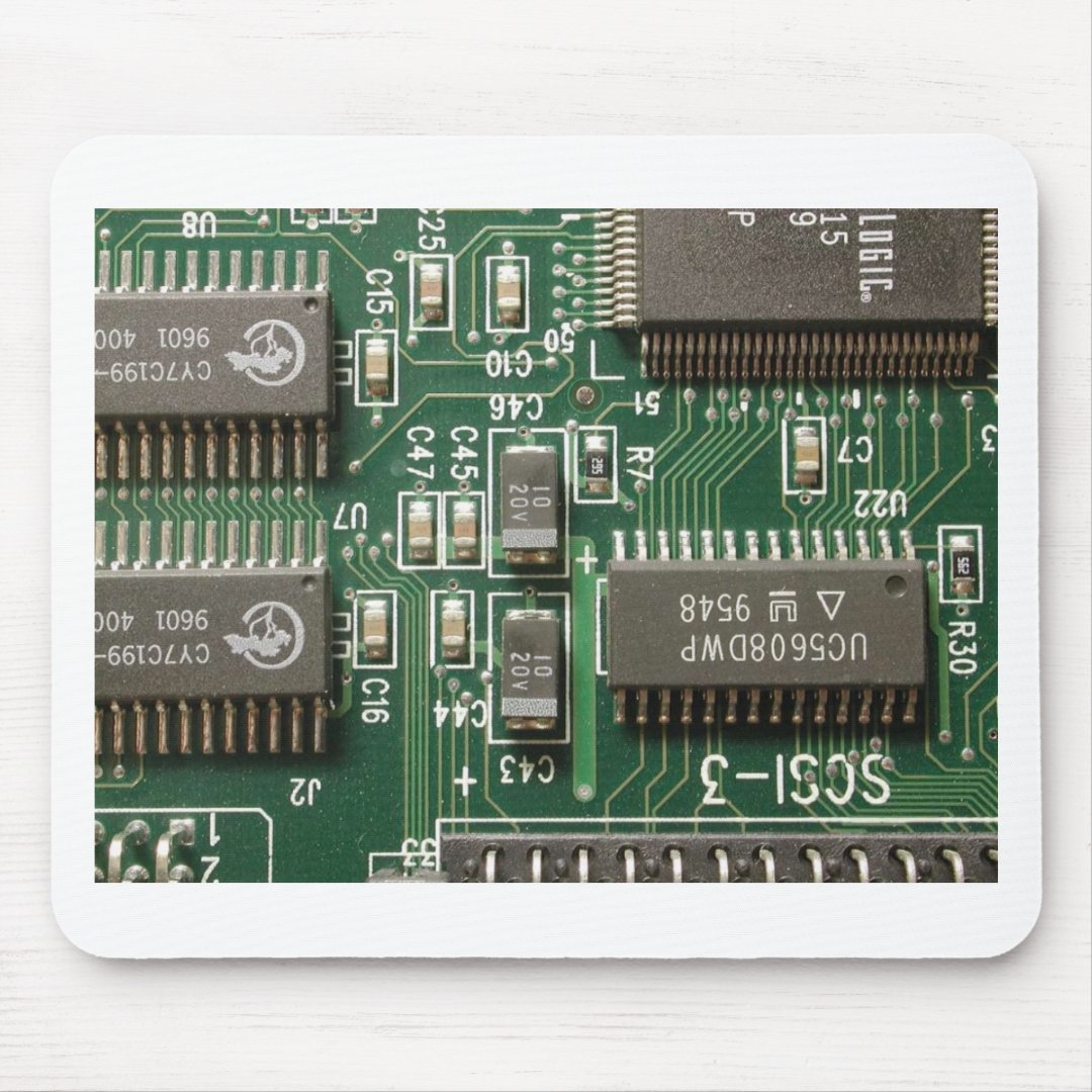 Circuit Board Design Mouse Pad | Zazzle