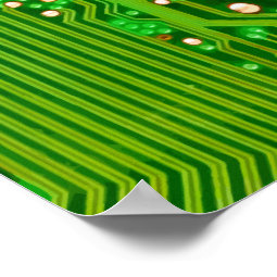 Circuit Board Design Poster | Zazzle