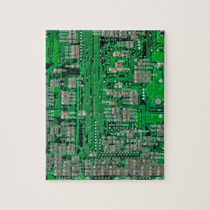Circuit Board Jigsaw Puzzle | Zazzle