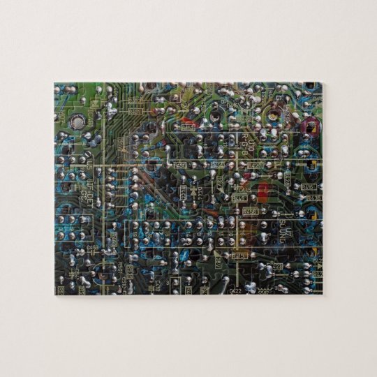 Circuit Board Jigsaw Puzzle | Zazzle.com
