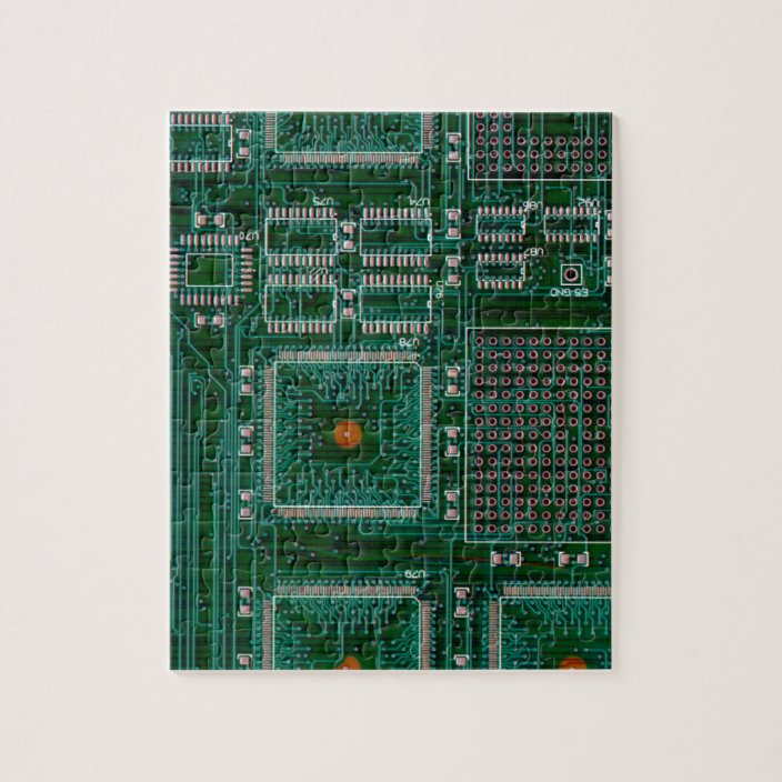 Circuit Board Jigsaw Puzzle | Zazzle.com