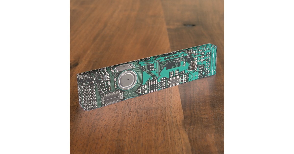 Circuit board name plate | Zazzle
