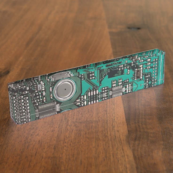 Circuit board name plate | Zazzle