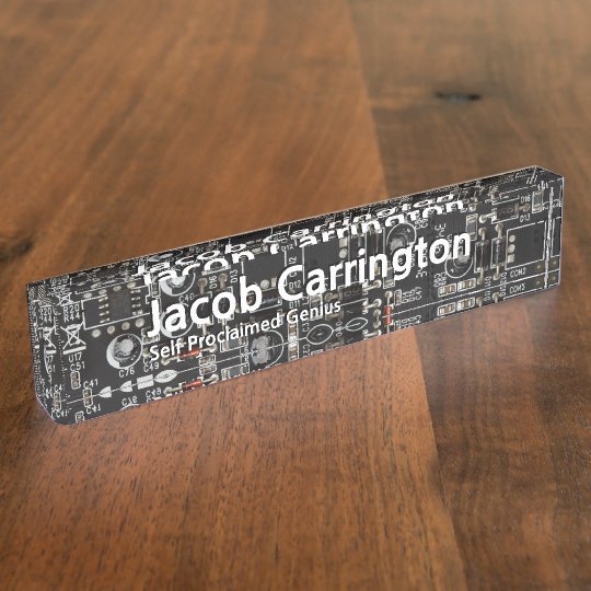 Circuit Board Nameplate | Zazzle.com