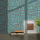 Circuit Board Pattern Turquoise ID245 Wallpaper | Zazzle