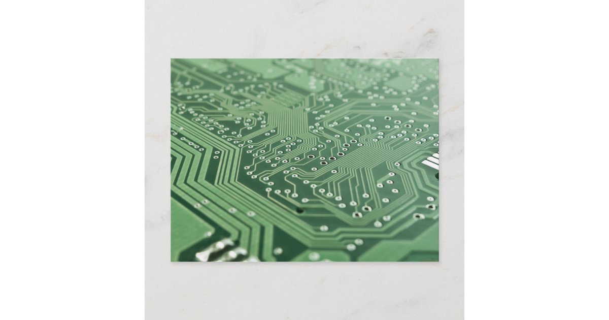 Circuit Board Postcard | Zazzle