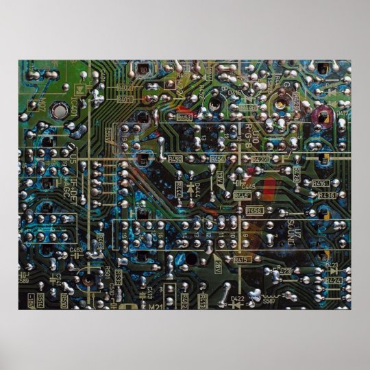 Circuit Board Poster | Zazzle.com
