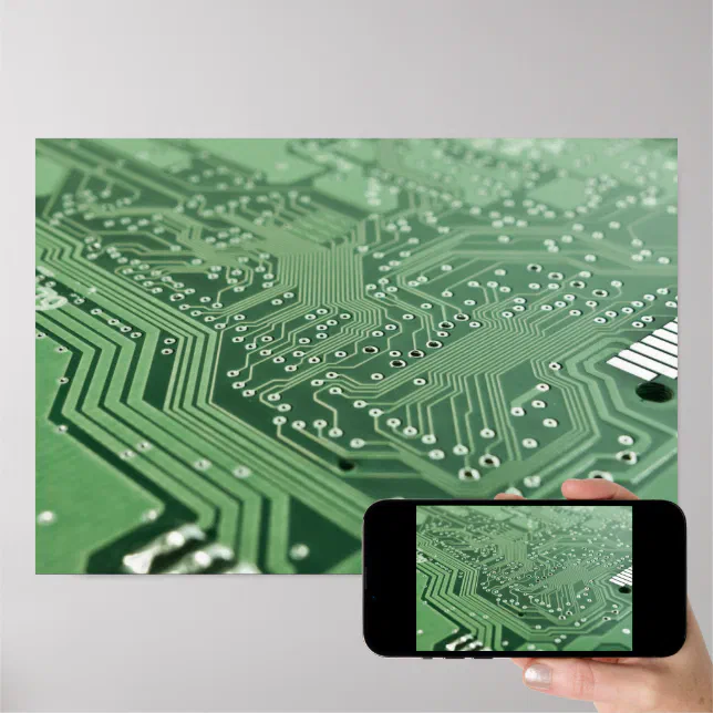 Circuit Board Poster | Zazzle