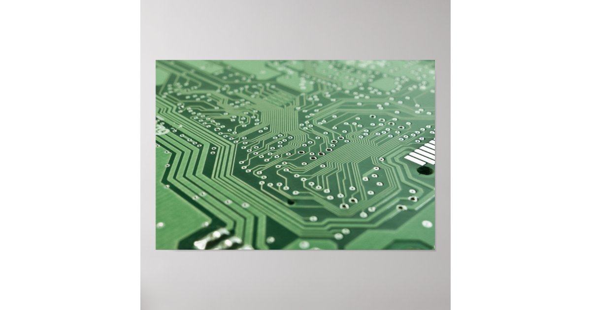 Circuit Board Poster | Zazzle