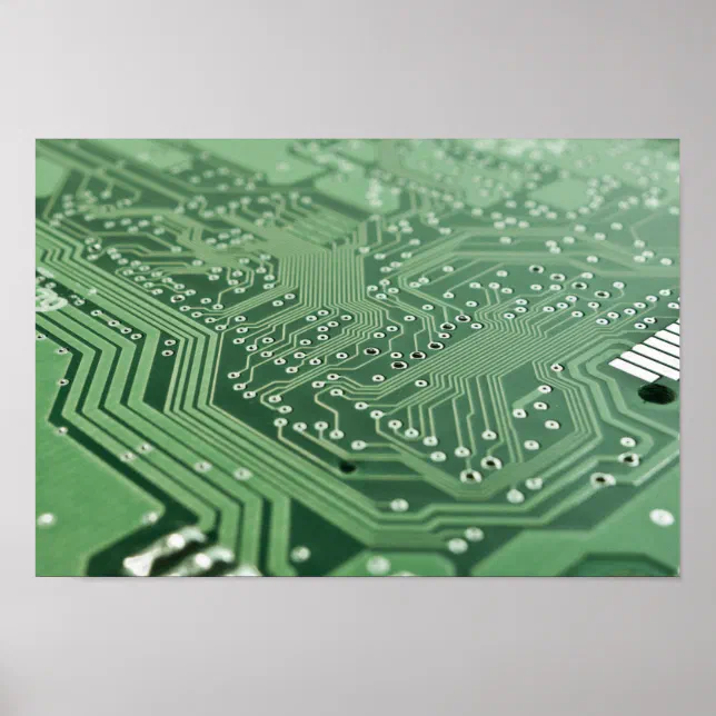 Circuit Board Poster | Zazzle