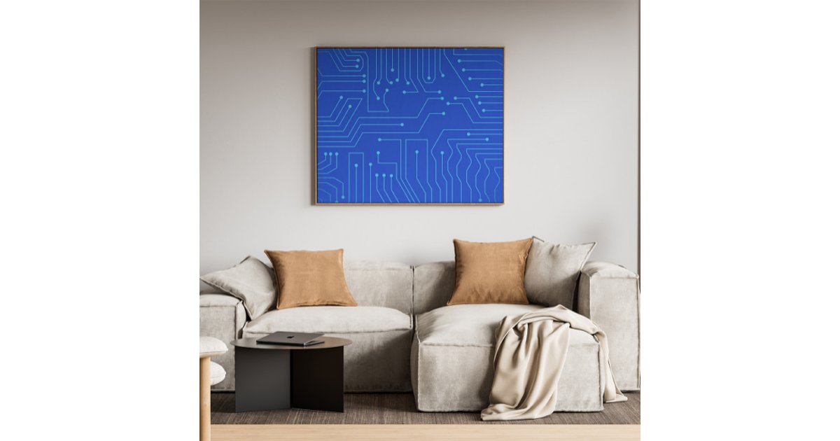 Circuit Board Poster | Zazzle