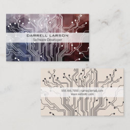 Circuit Board | Technology Business Card | Zazzle