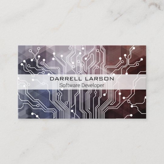 Circuit Board | Technology Business Card | Zazzle.com
