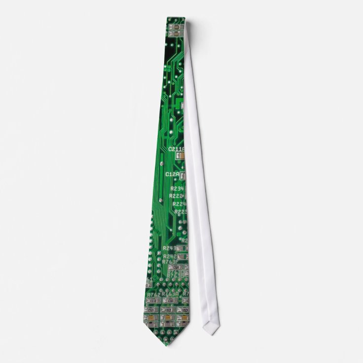 Circuit Board Tie | Zazzle