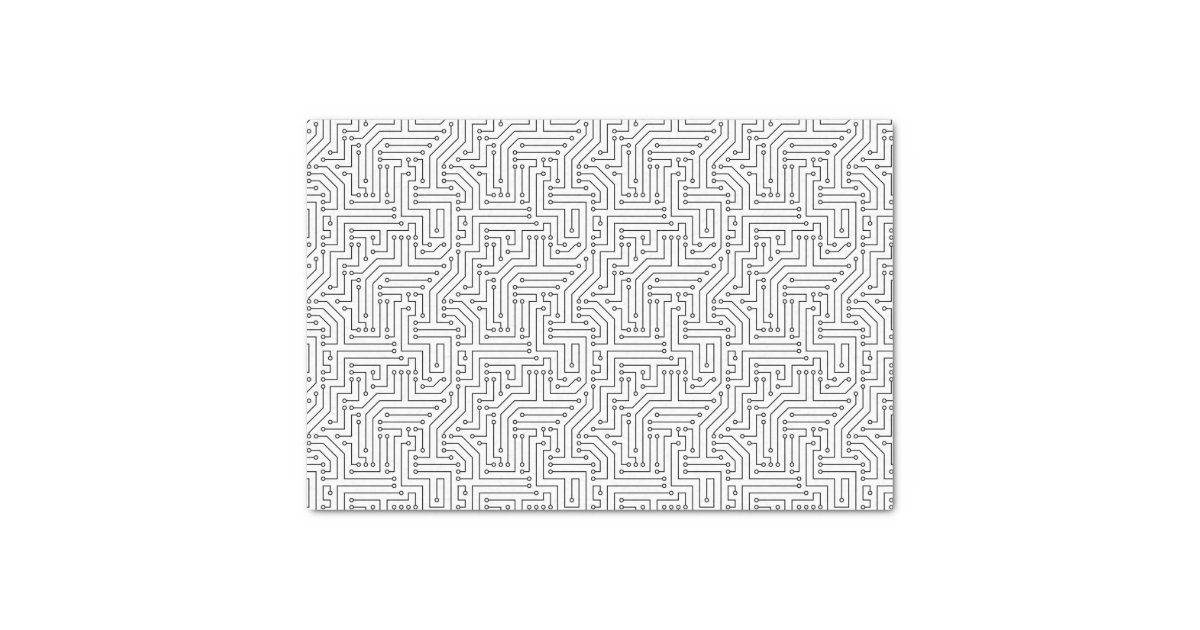 Circuit Board Tissue Paper | Zazzle