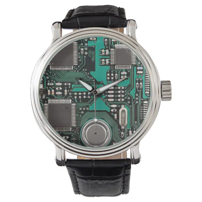 Circuit board watch | Zazzle