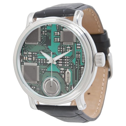 Circuit board watch | Zazzle
