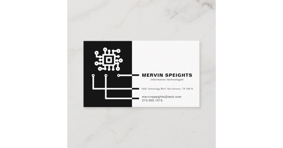 CIRCUIT LAYOUT BUSINESS CARD | Zazzle