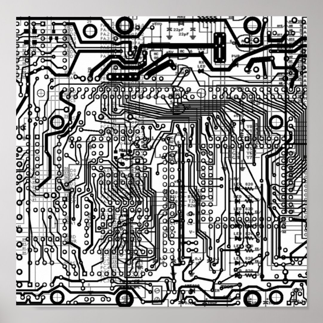 circuitry poster | Zazzle