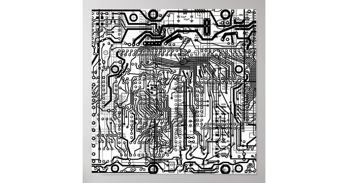 circuitry poster | Zazzle
