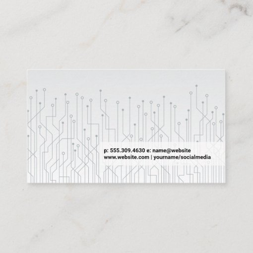 Circuitry | Tech Coding Business Card | Zazzle