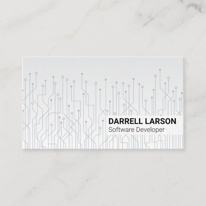 Circuitry | Tech Coding Business Card | Zazzle.com
