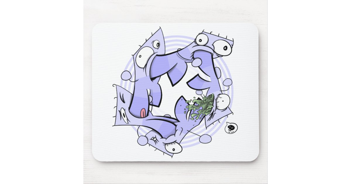 Circular Cannibalism Mouse Pad | Zazzle